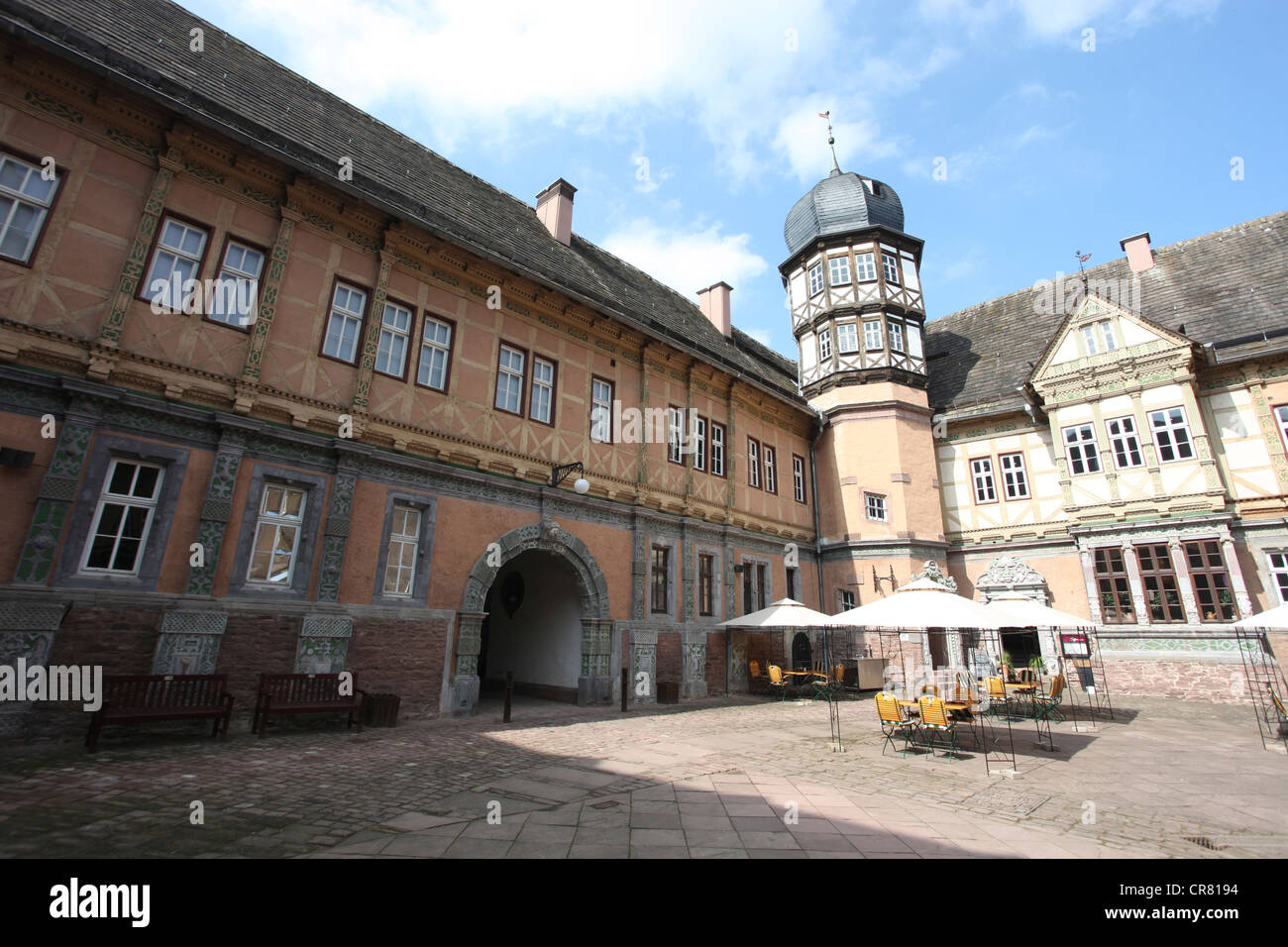 Schloss Bevern Castle, Weser Renaissance, Bevern, Weserbergland, Lower ...