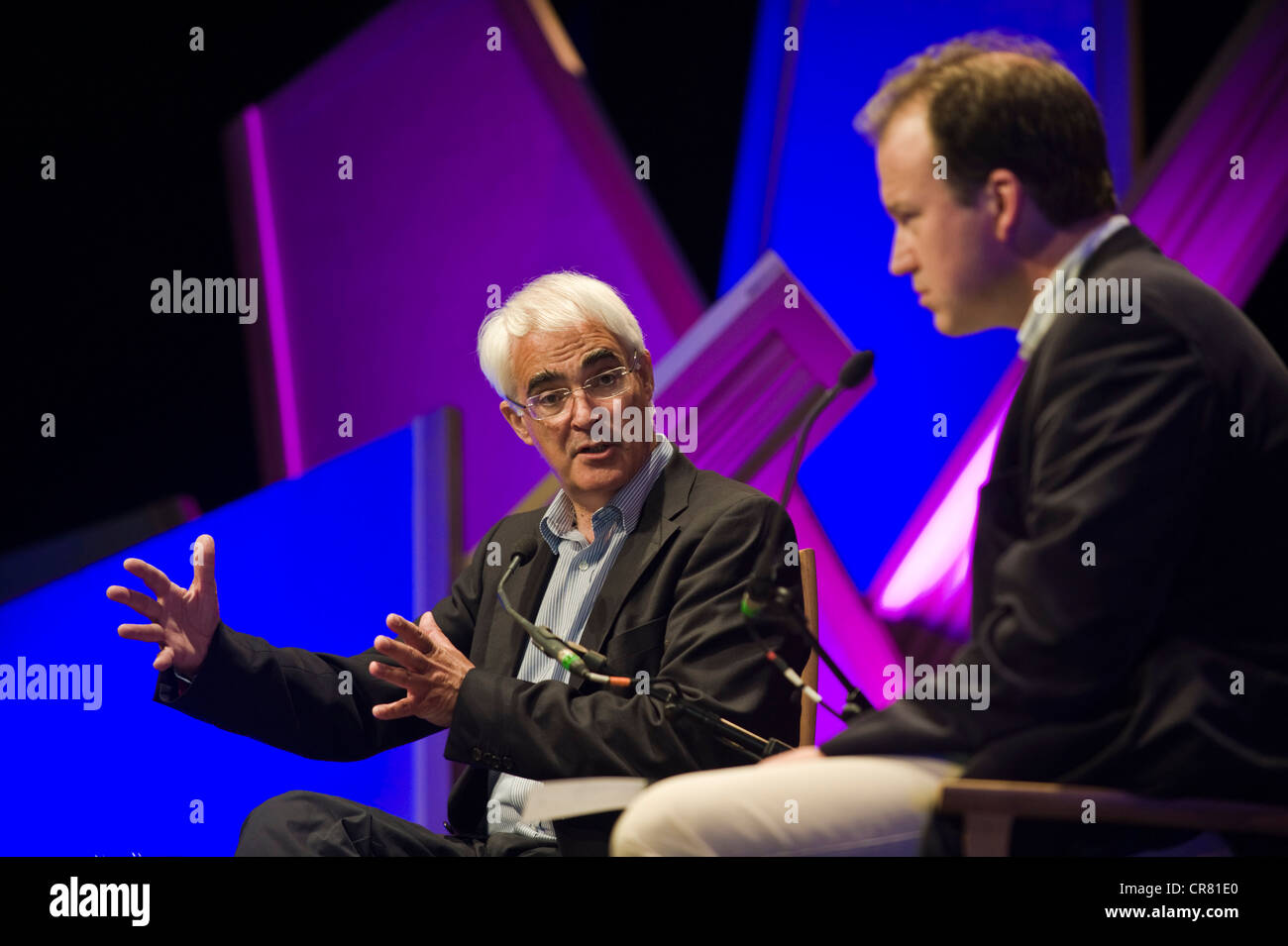 Alistair Darling, British politician speaking at The Telegraph Hay ...