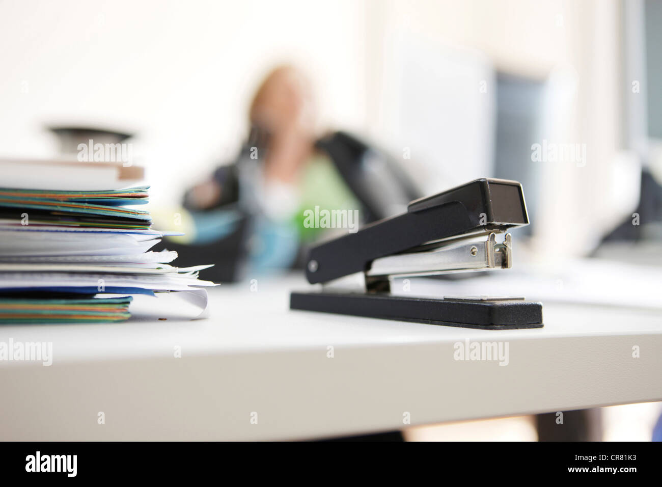 Stapler in an office Stock Photo - Alamy