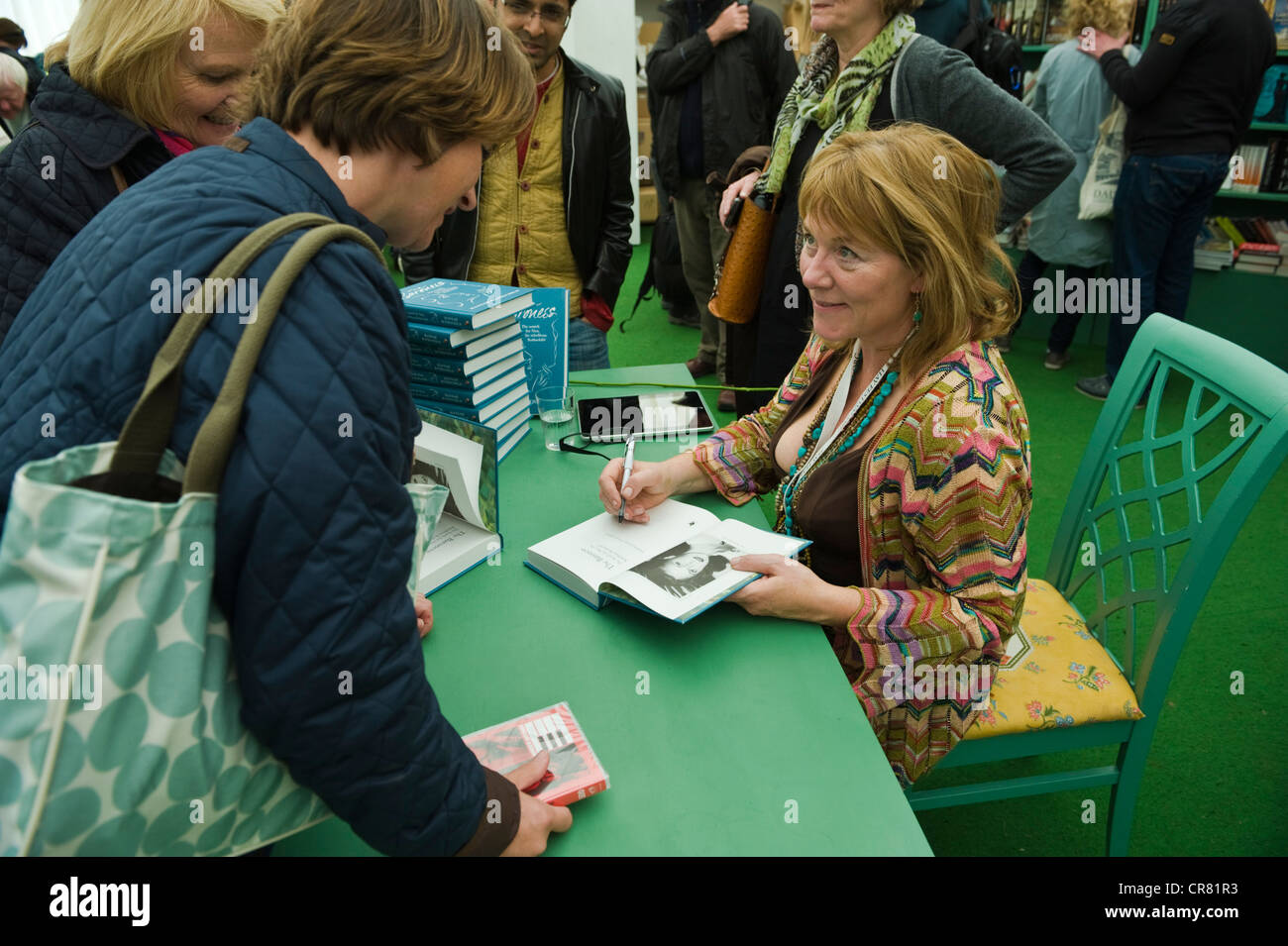 Hannah Rothschild, English writer and director pictured book signing at ...