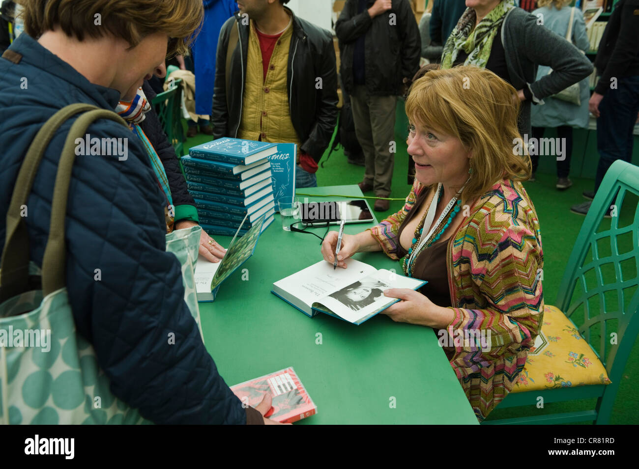 Hannah Rothschild, English writer and director pictured book signing at ...