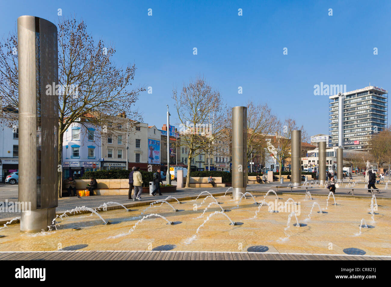 Bristol City Centre Fountains High Resolution Stock Photography and ...