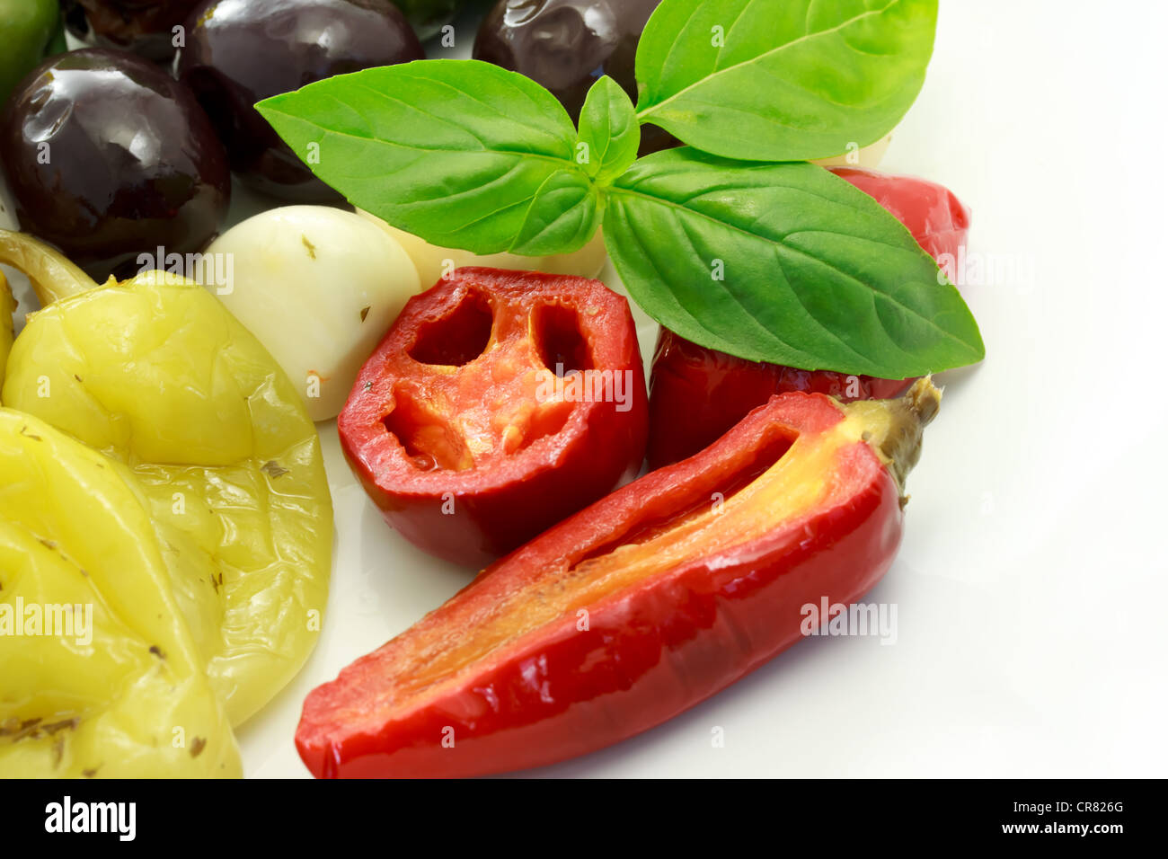 Italian pickled olives on hi-res stock photography and images - Alamy