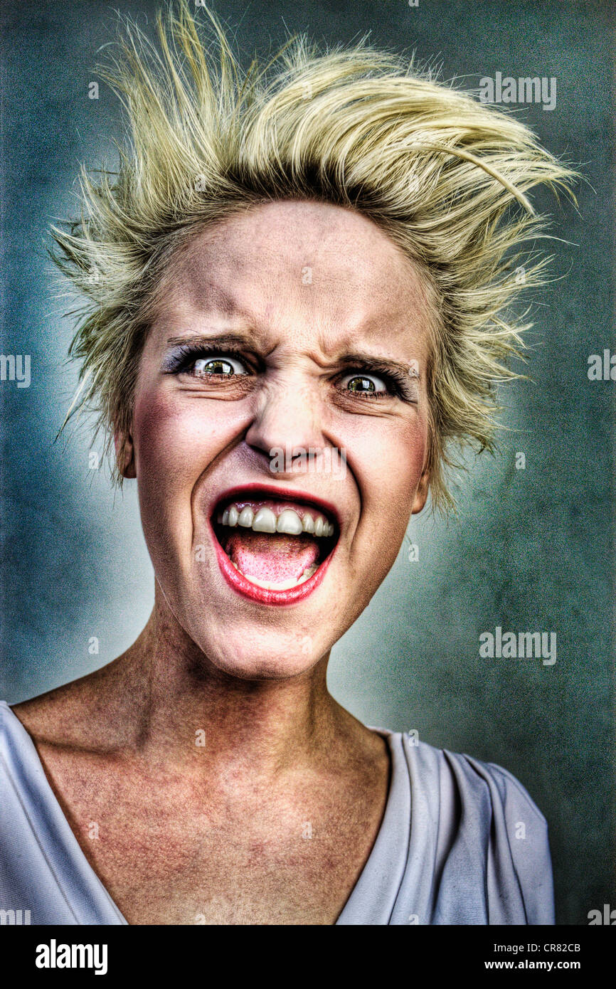 Open screaming mouths hi-res stock photography and images - Alamy