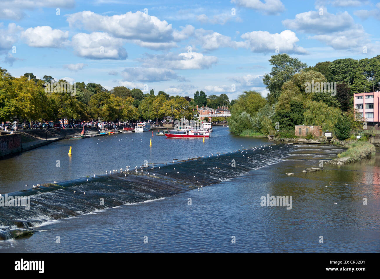 Chester is a city in Cheshire, England. Lying on the River Dee Stock ...