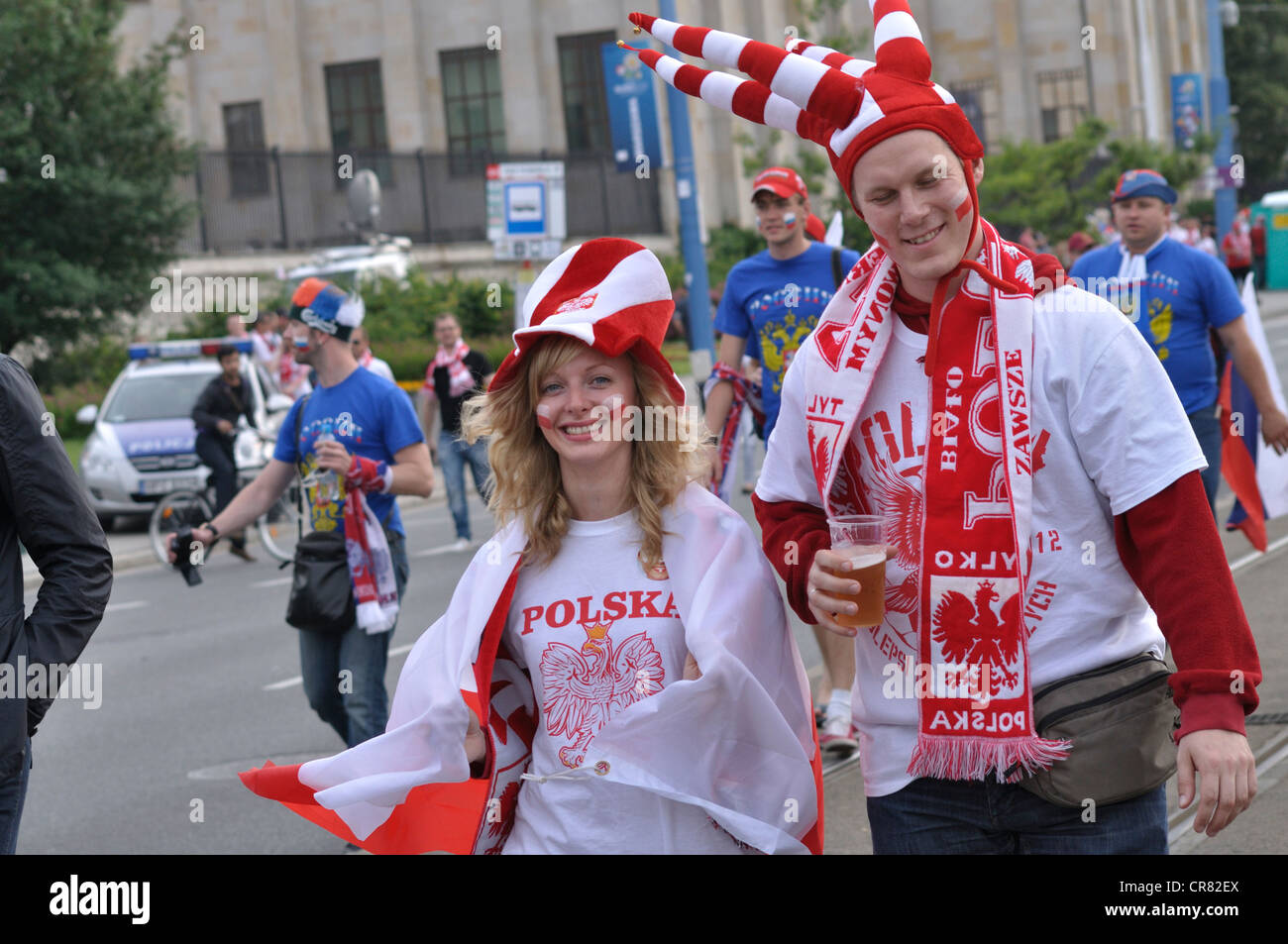 Poland football sports man soccer europe uefa euro 2012 hi-res stock ...