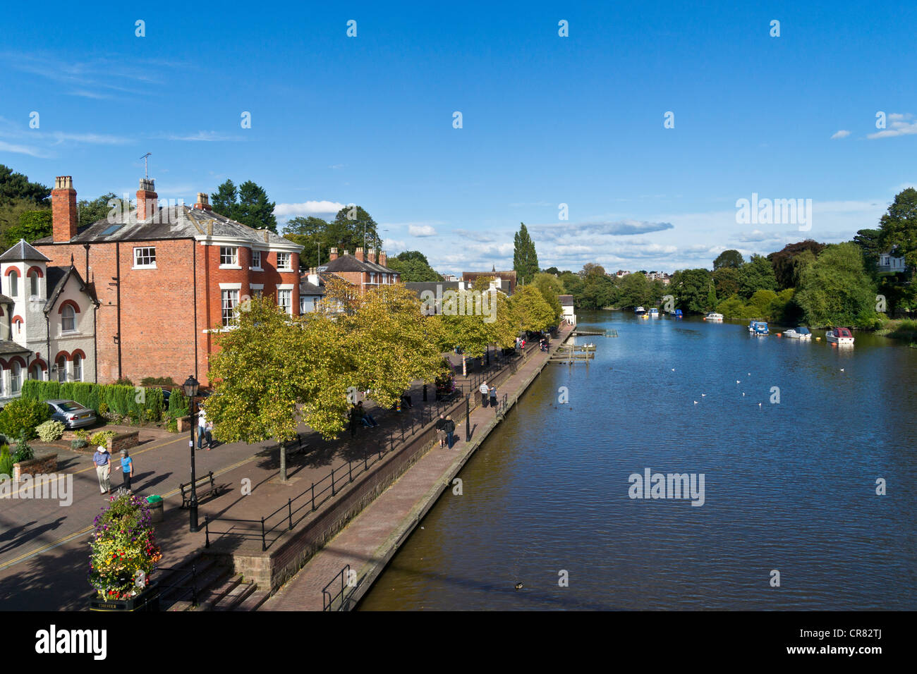 Chester is a city in Cheshire, England. Lying on the River Dee Stock ...