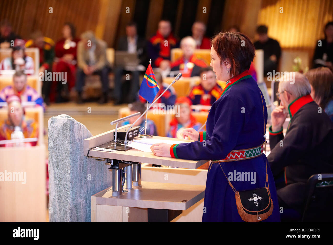 Norway, Finnmark County, Karasjok, Sami Parliament, the Sametinget ...