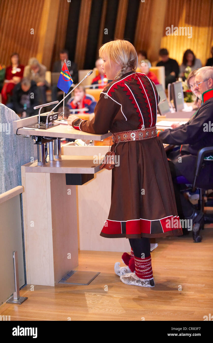 Norway, Finnmark County, Karasjok, Sami Parliament, the Sametinget ...