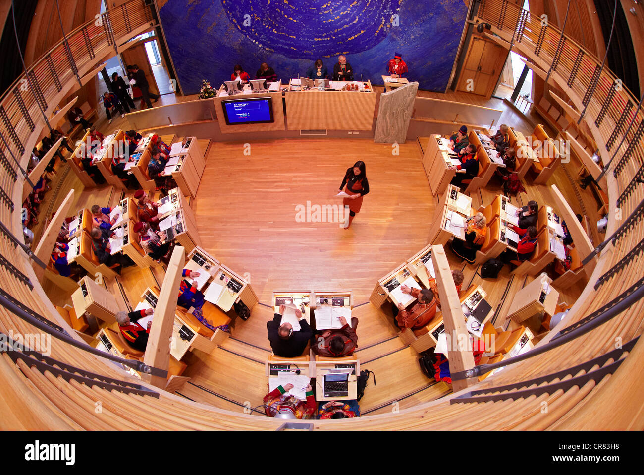 Norway, Finnmark County, Karasjok, Sami Parliament, the Sametinget ...