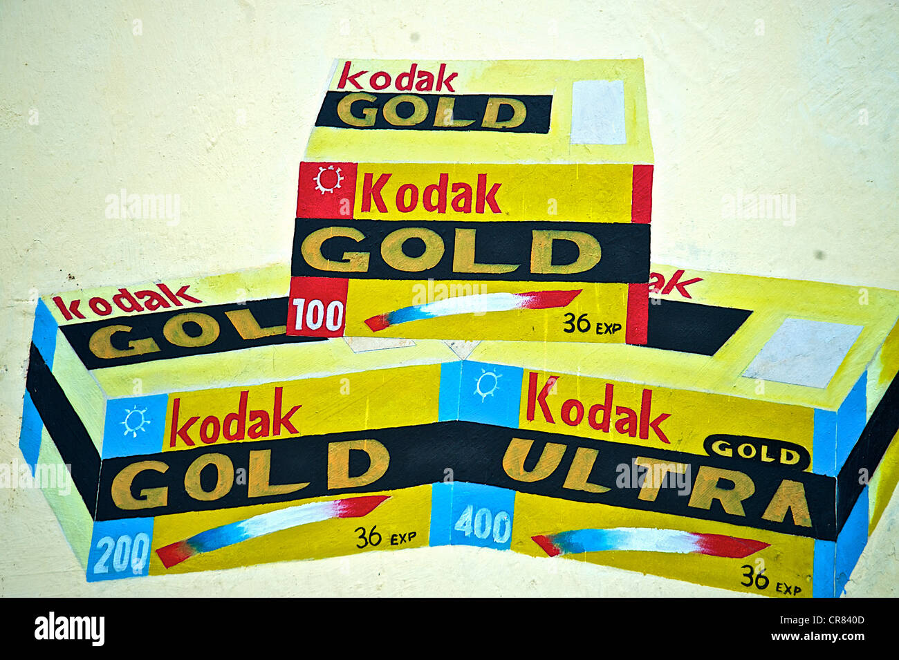 Artistic detail of colorful drawing depicting Kodak Film Stock Photo ...