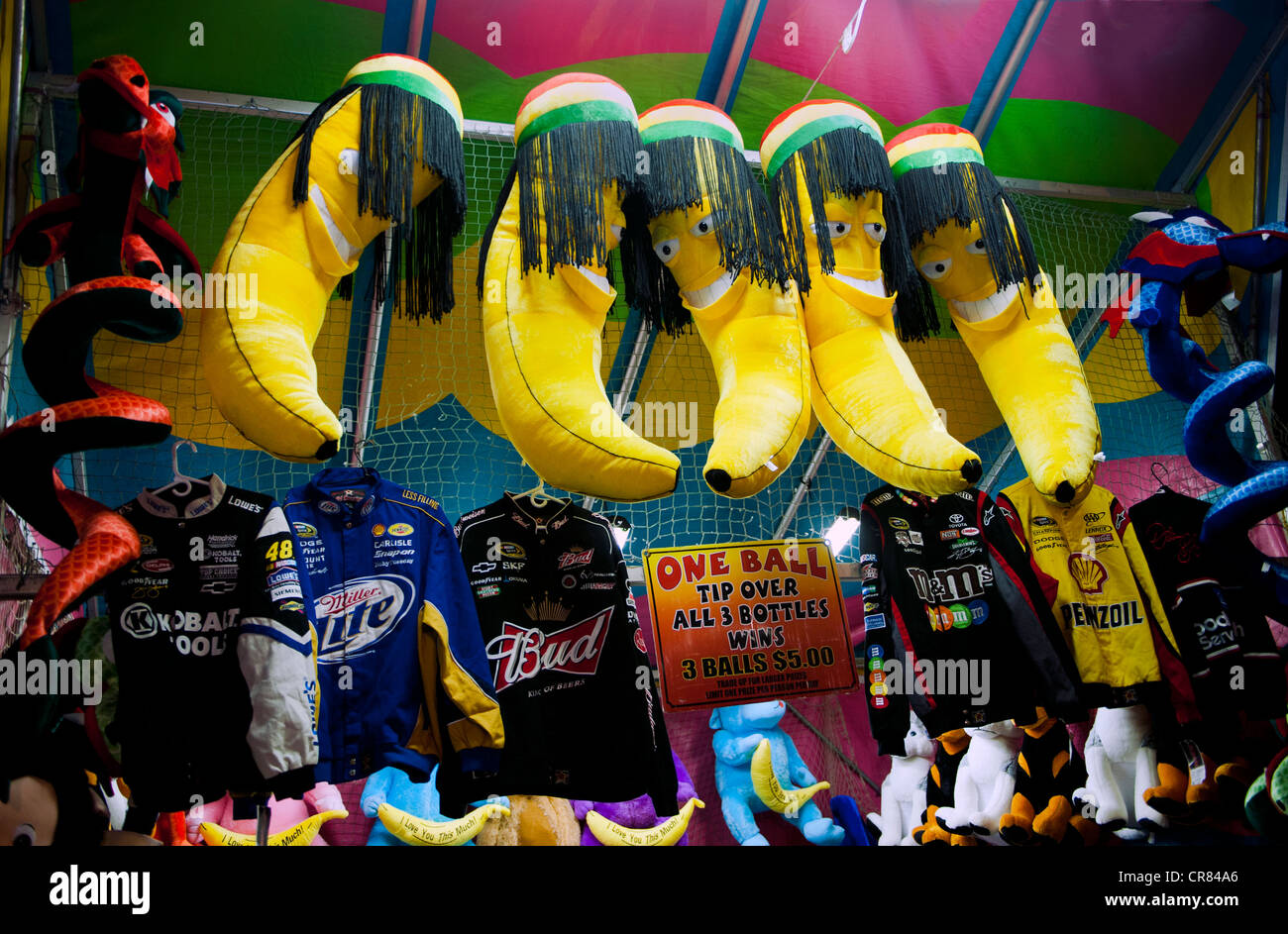 Carnival game prizes Stock Photo - Alamy