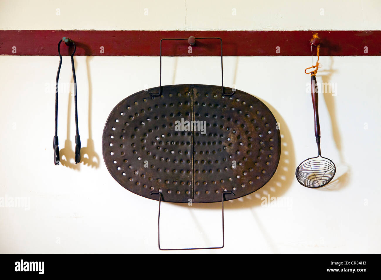 Antique Cooking Utensils Stock Photo - Alamy