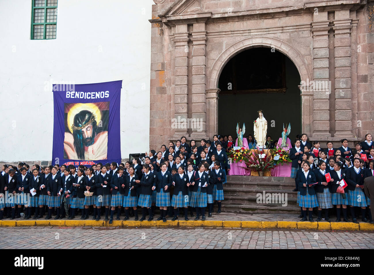 Peru, Cuzco province, Cuzco, UNESCO World Heritage, Holy Week, Easter ...