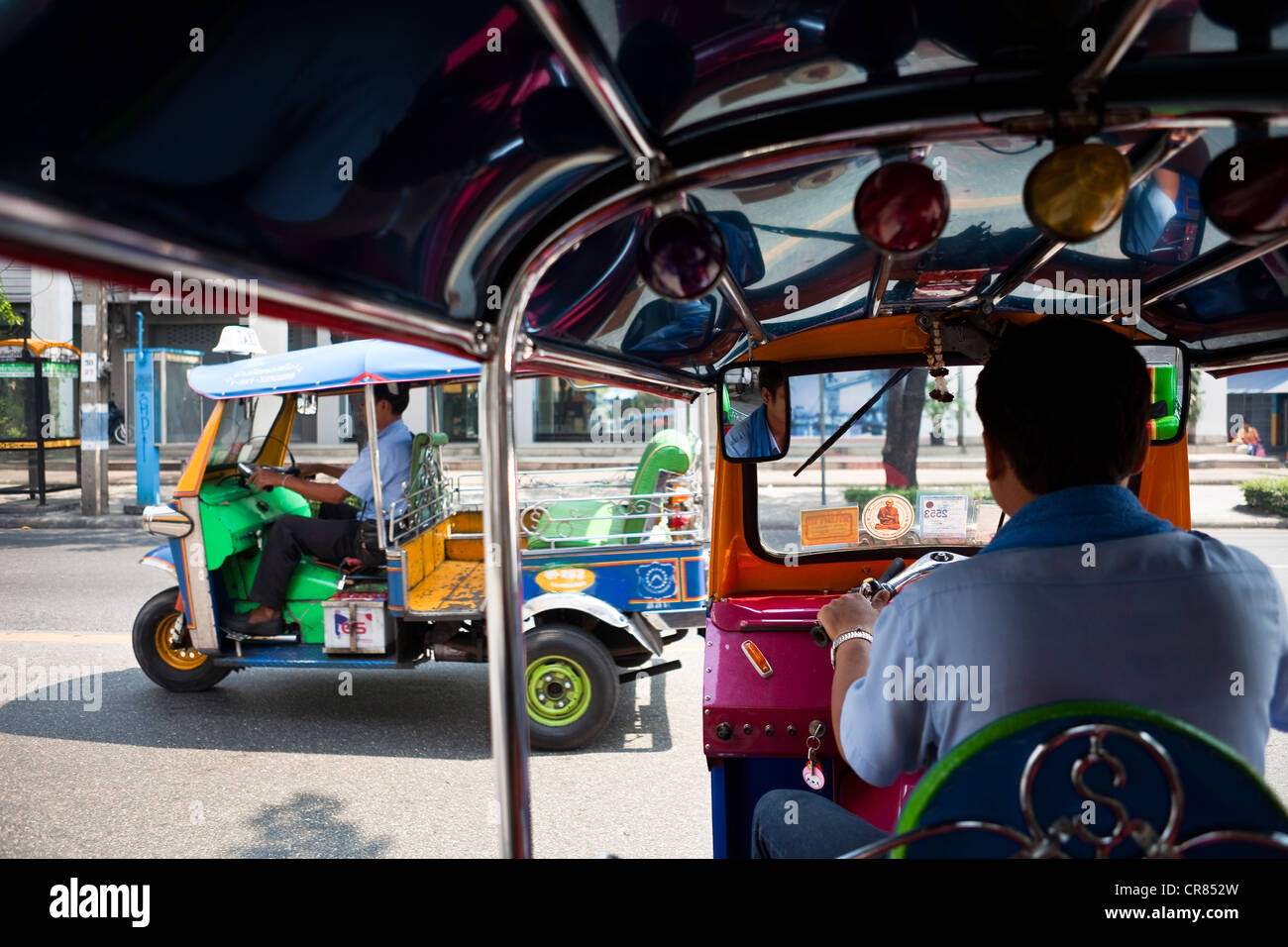 Thailand, Bangkok, inside a rickshaw Stock Photo - Alamy