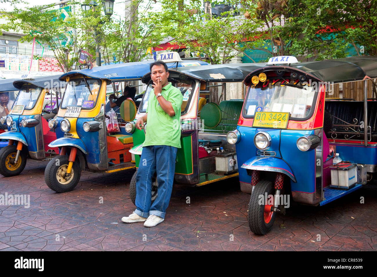 Thailand, Bangkok, rickshaw Stock Photo - Alamy