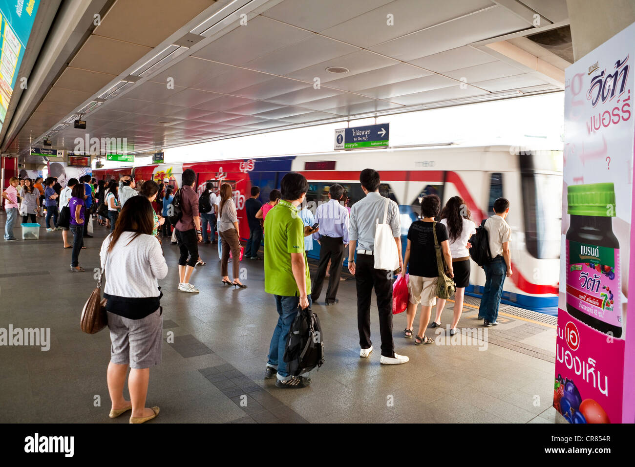 Thailand, Bangkok, the BTS, aerial subway Stock Photo - Alamy