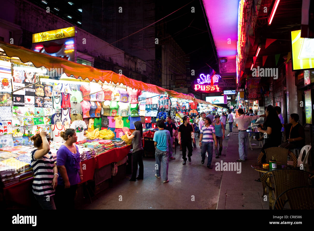 Thailand, Bangkok, the Patpong Street Stock Photo - Alamy