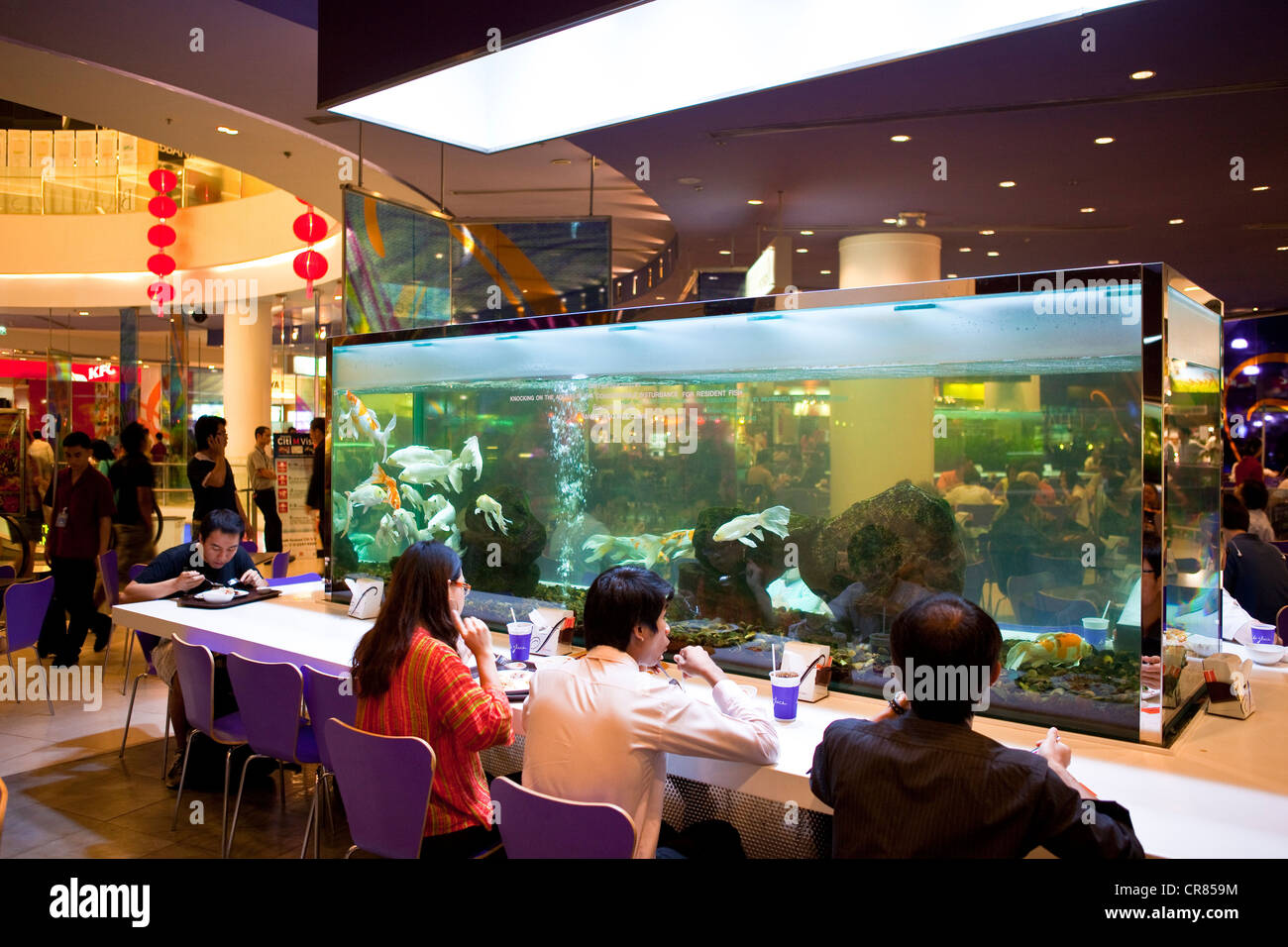 Thailand, Bangkok, Siam square district, the Siam Paragon shopping mall ...