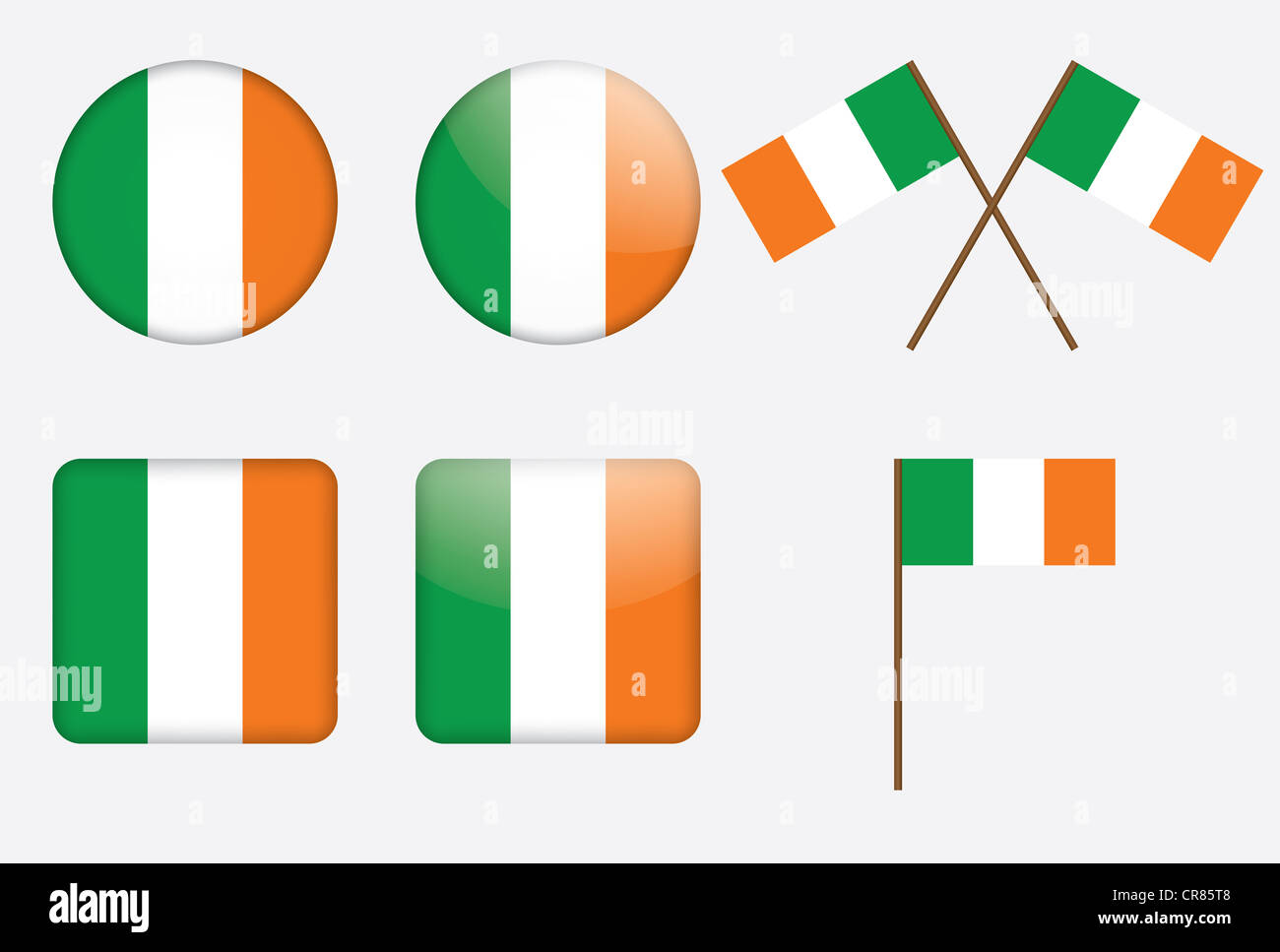 Irish badges hi-res stock photography and images - Alamy