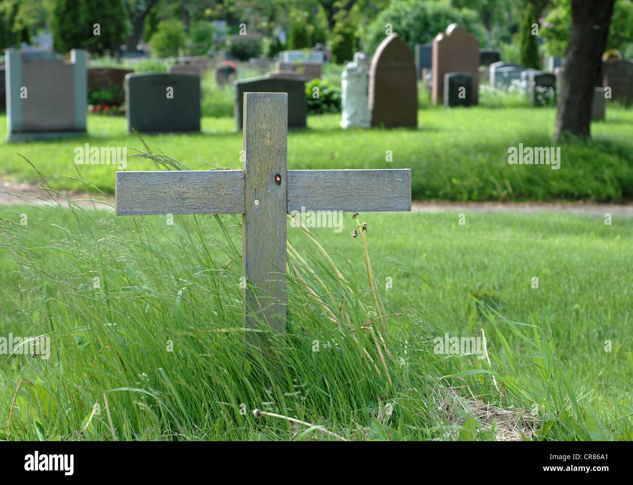 Cemetery cross hi-res stock photography and images - Alamy