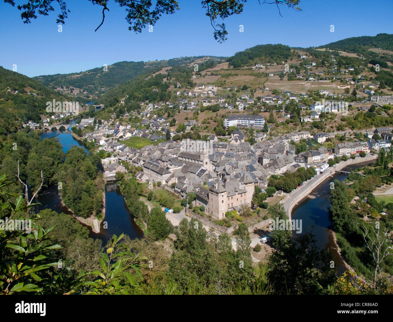 Entraygues sur truyere city hi-res stock photography and images - Alamy