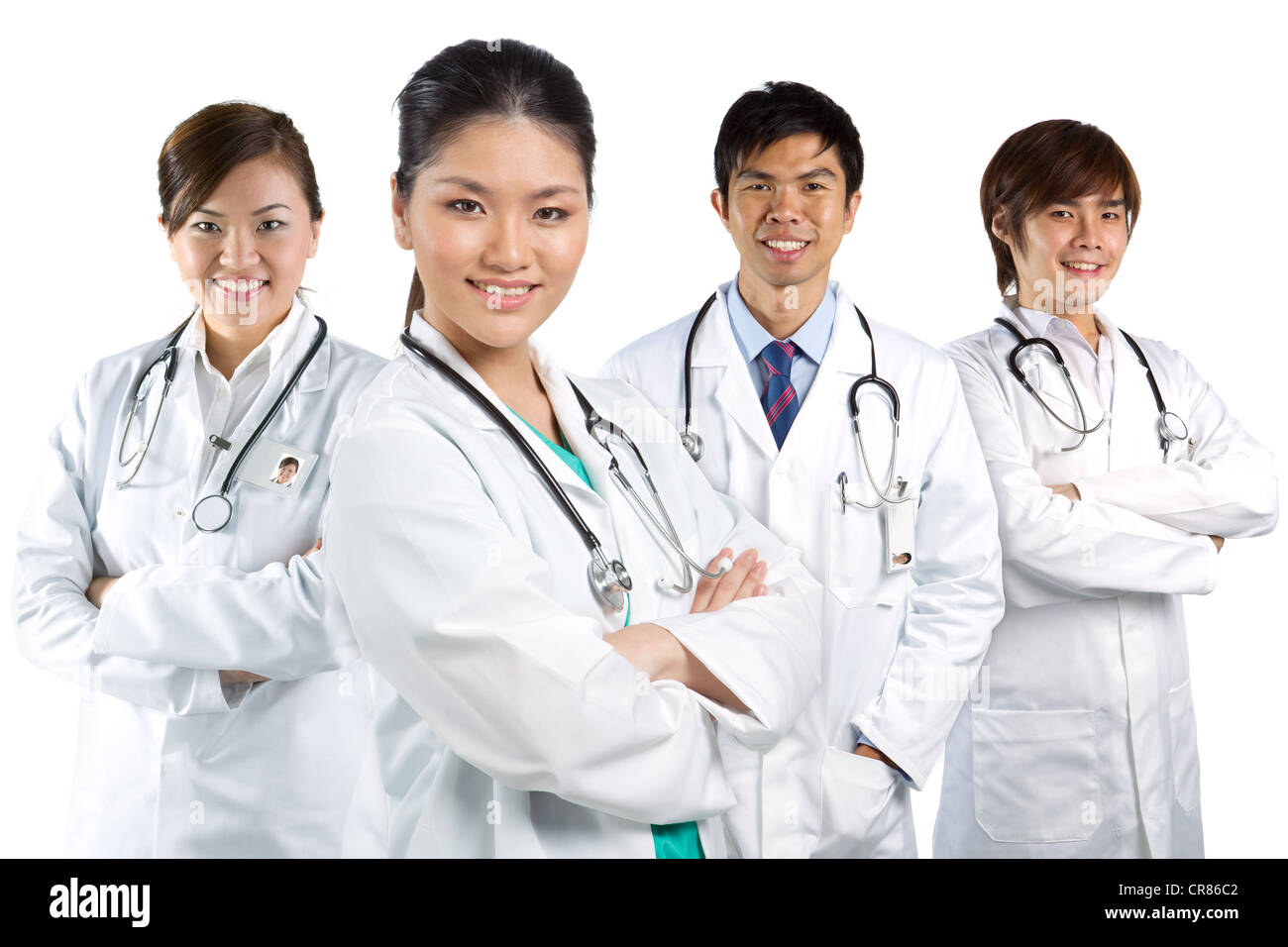 A team of a happy Doctors Stock Photo - Alamy