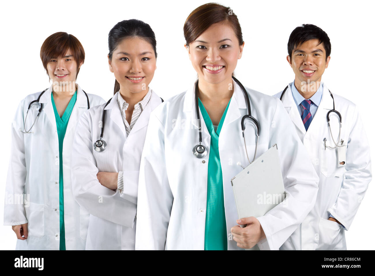 A team of a happy Doctors Stock Photo - Alamy