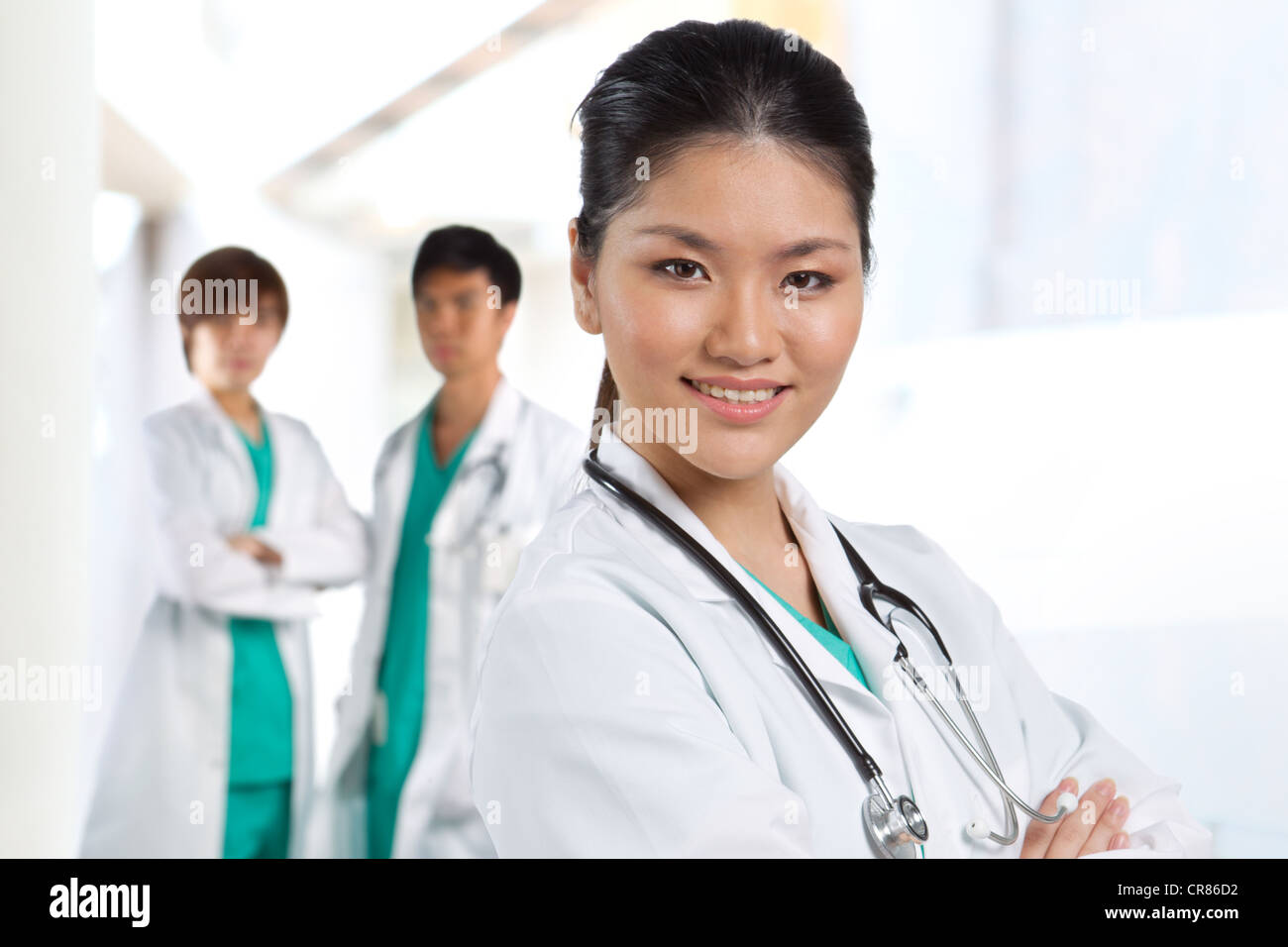 A team of a happy Doctors Stock Photo - Alamy