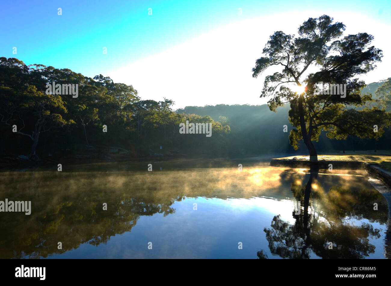 Sunrise at Audley Weir, Royal National Park, Sydney, New South Wales ...
