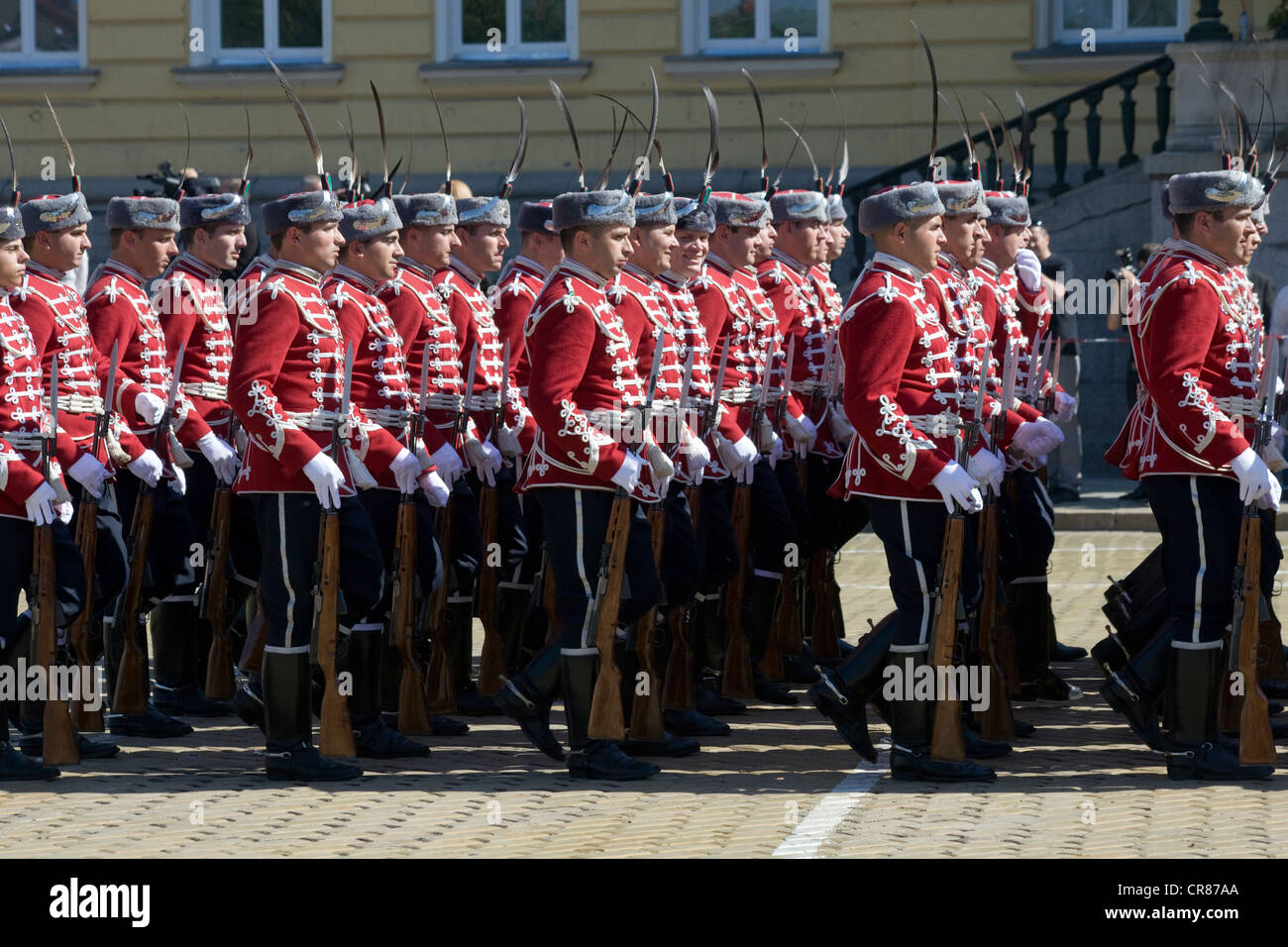 Presidential guard marching on saint hi-res stock photography and ...