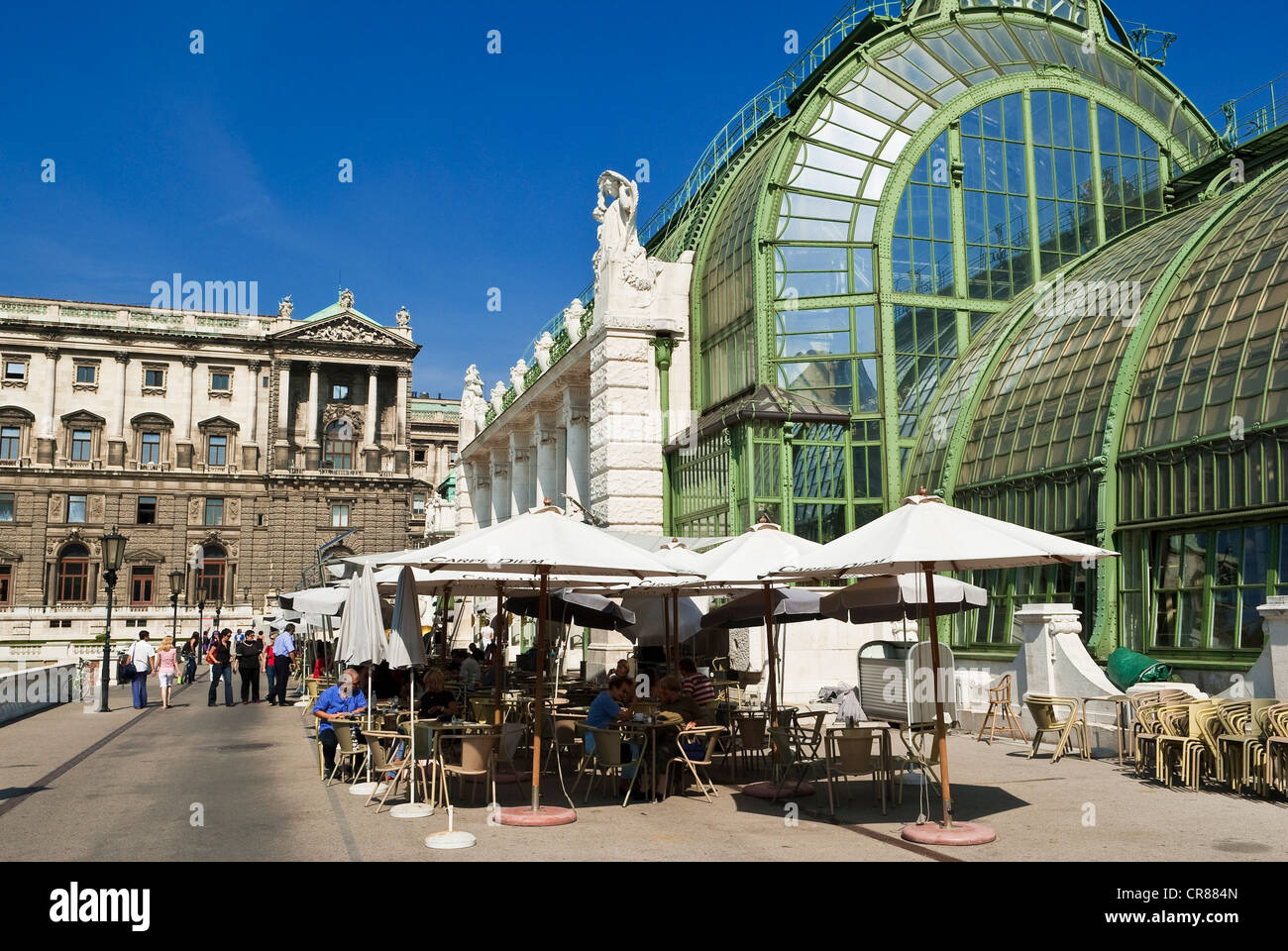 Austria, Vienna, historic center UNESCO World Heritage, Palmenhaus ...