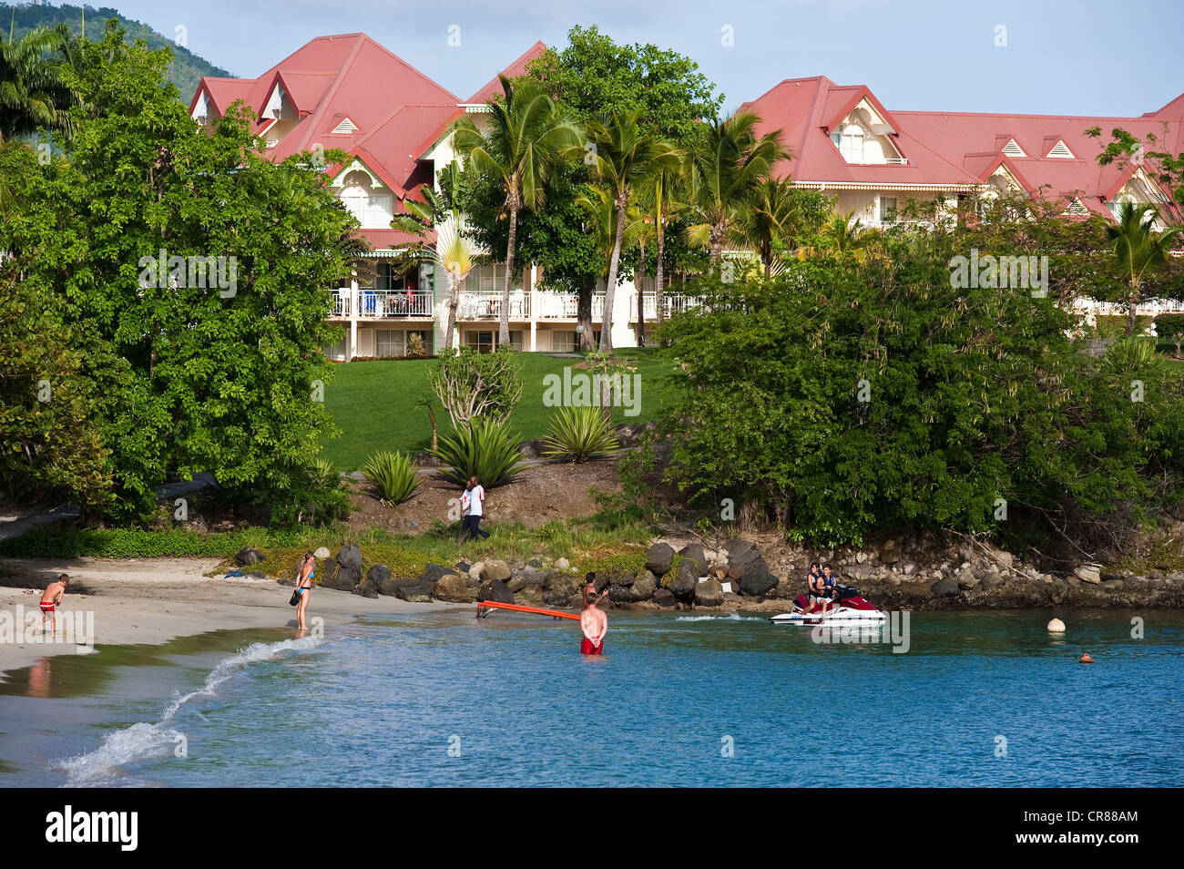 France, Martinique (French West Indies), Ste Luce, the beach Stock ...