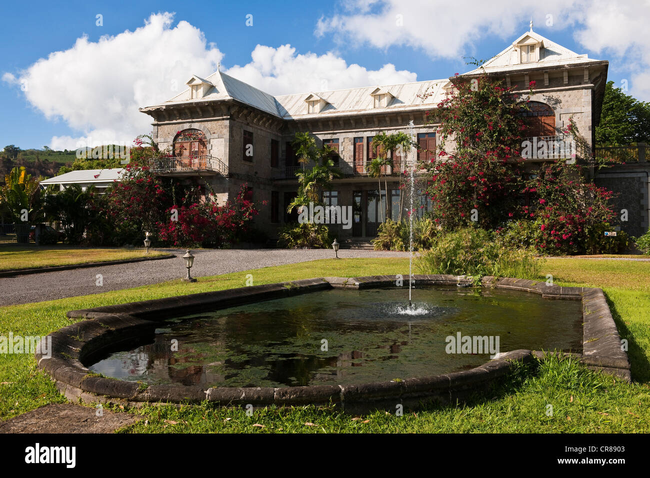 France, Martinique (French West Indies), Depaz rum distillery, the ...