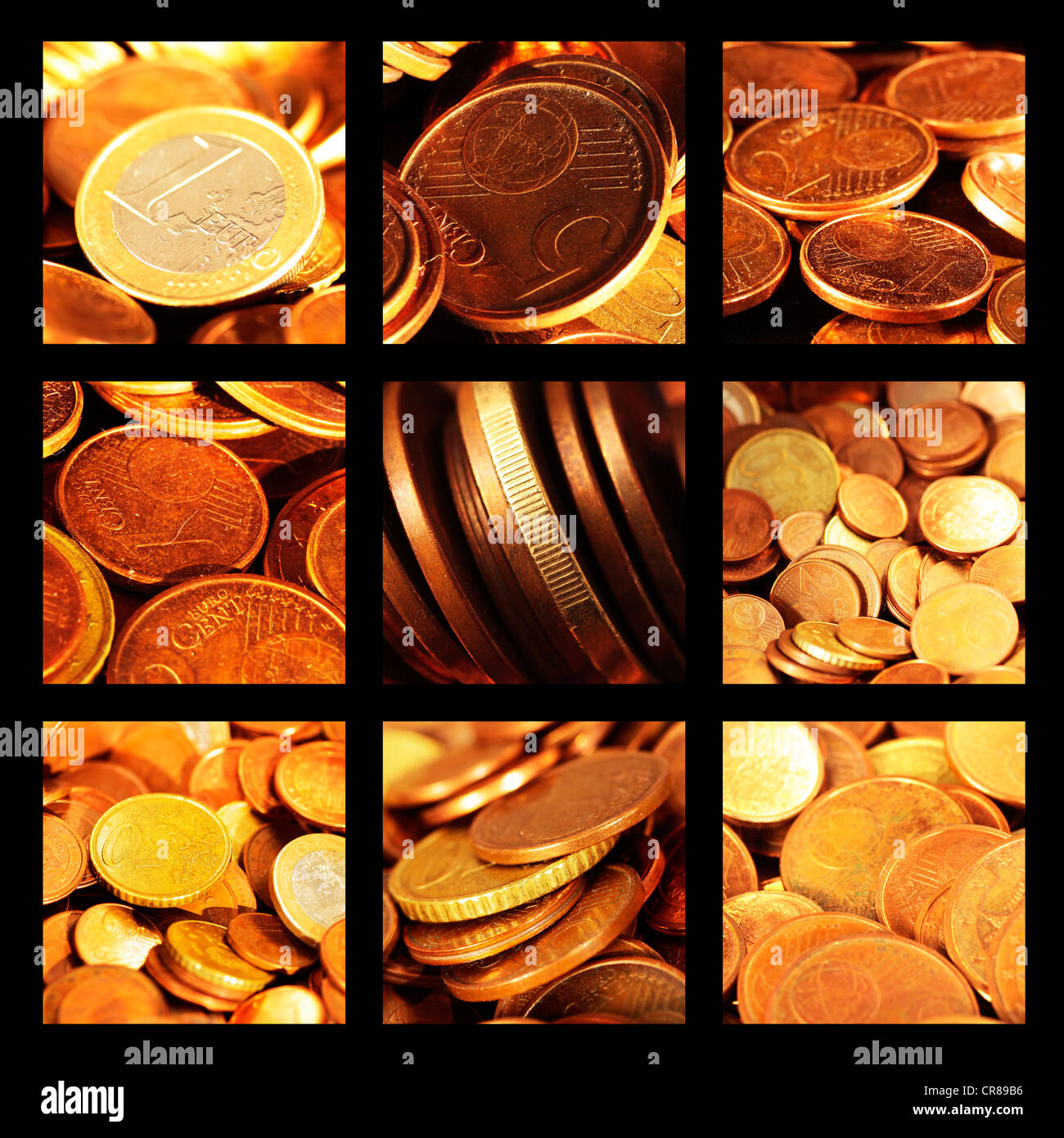 collage of currencies and financial reasons to express the economic ...