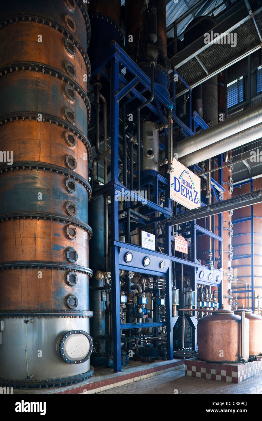 France, Martinique (French West Indies), Depaz rum distillery ...