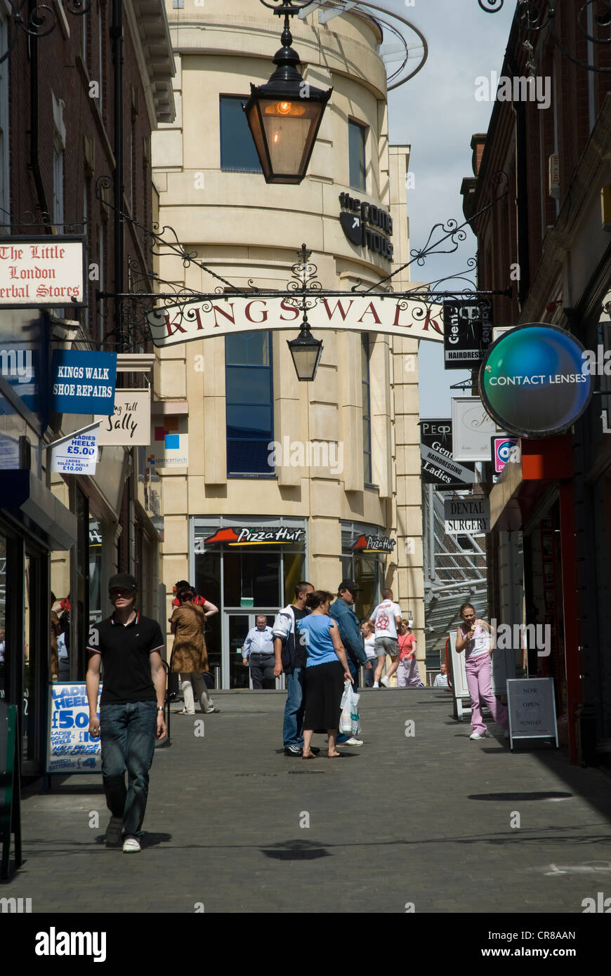 United Kingdom, East Midlands, Nottinghamshire, Nottingham city center ...