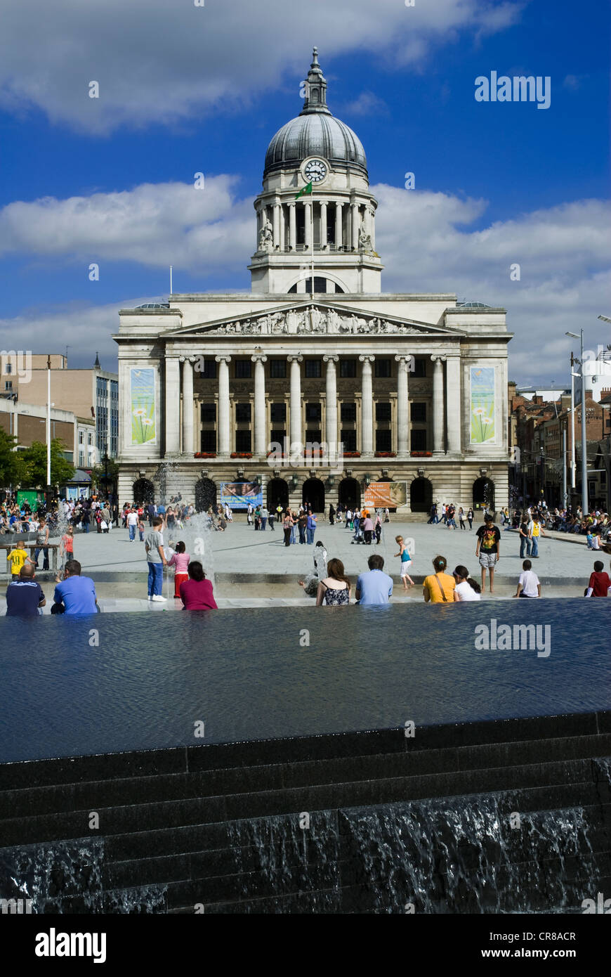 United Kingdom, East Midlands, Nottinghamshire, Nottingham city center ...