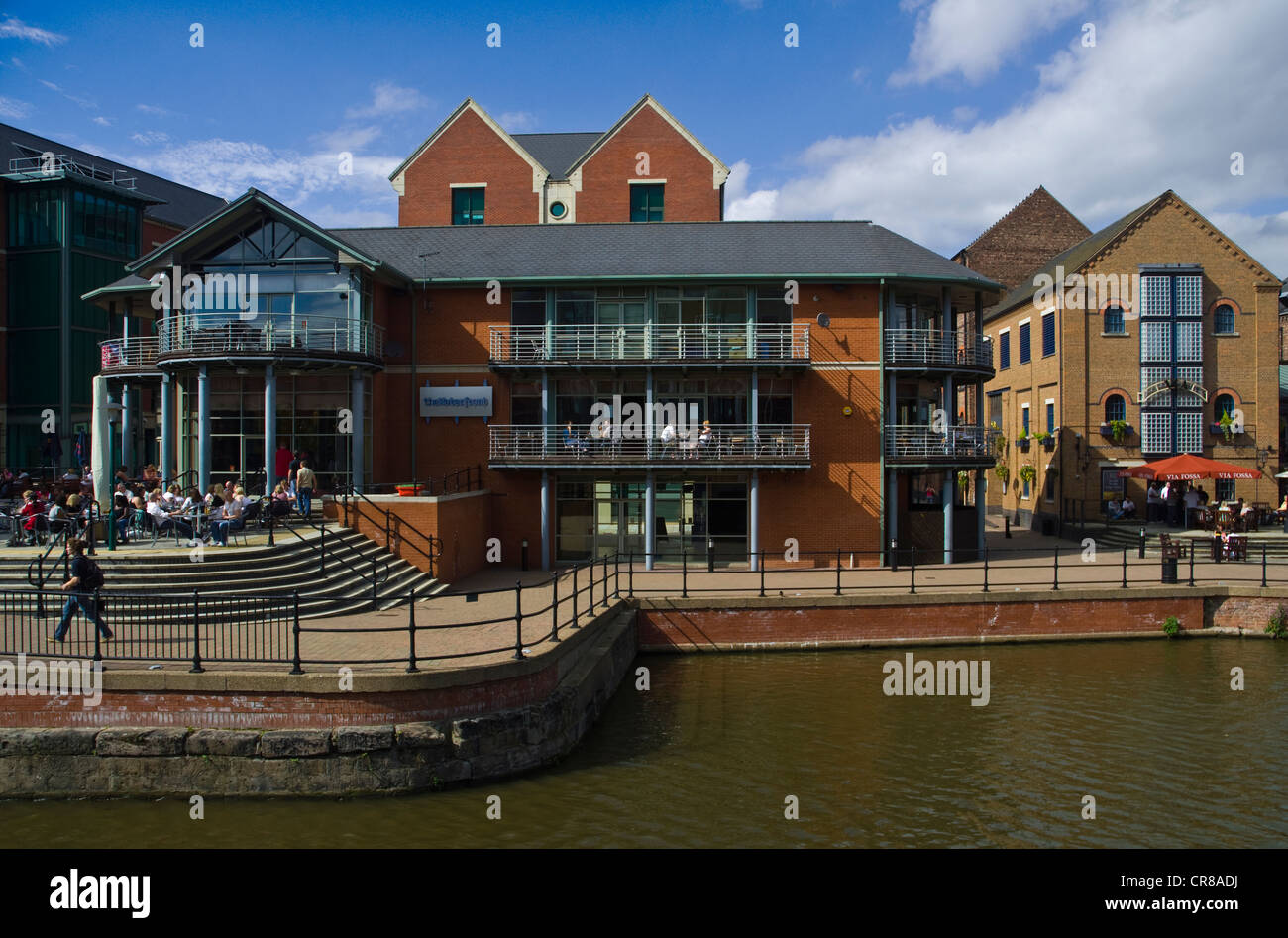 United Kingdom, East Midlands, Nottinghamshire, Nottingham city center ...