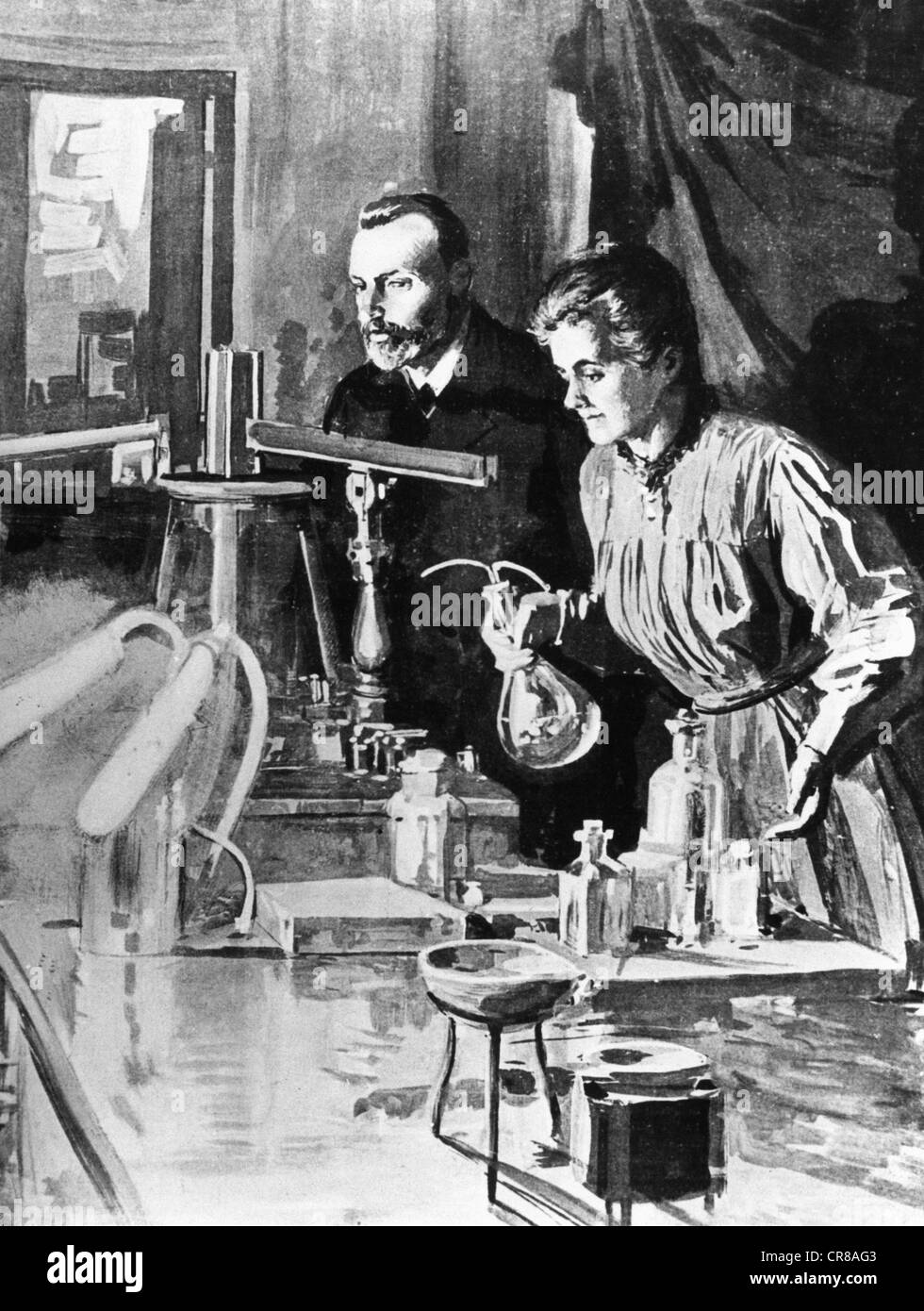 Chemistry laboratory 1900s hi-res stock photography and images - Alamy