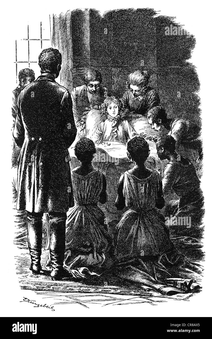 Harriet beecher stowe 1811 1896 Black and White Stock Photos & Images ...