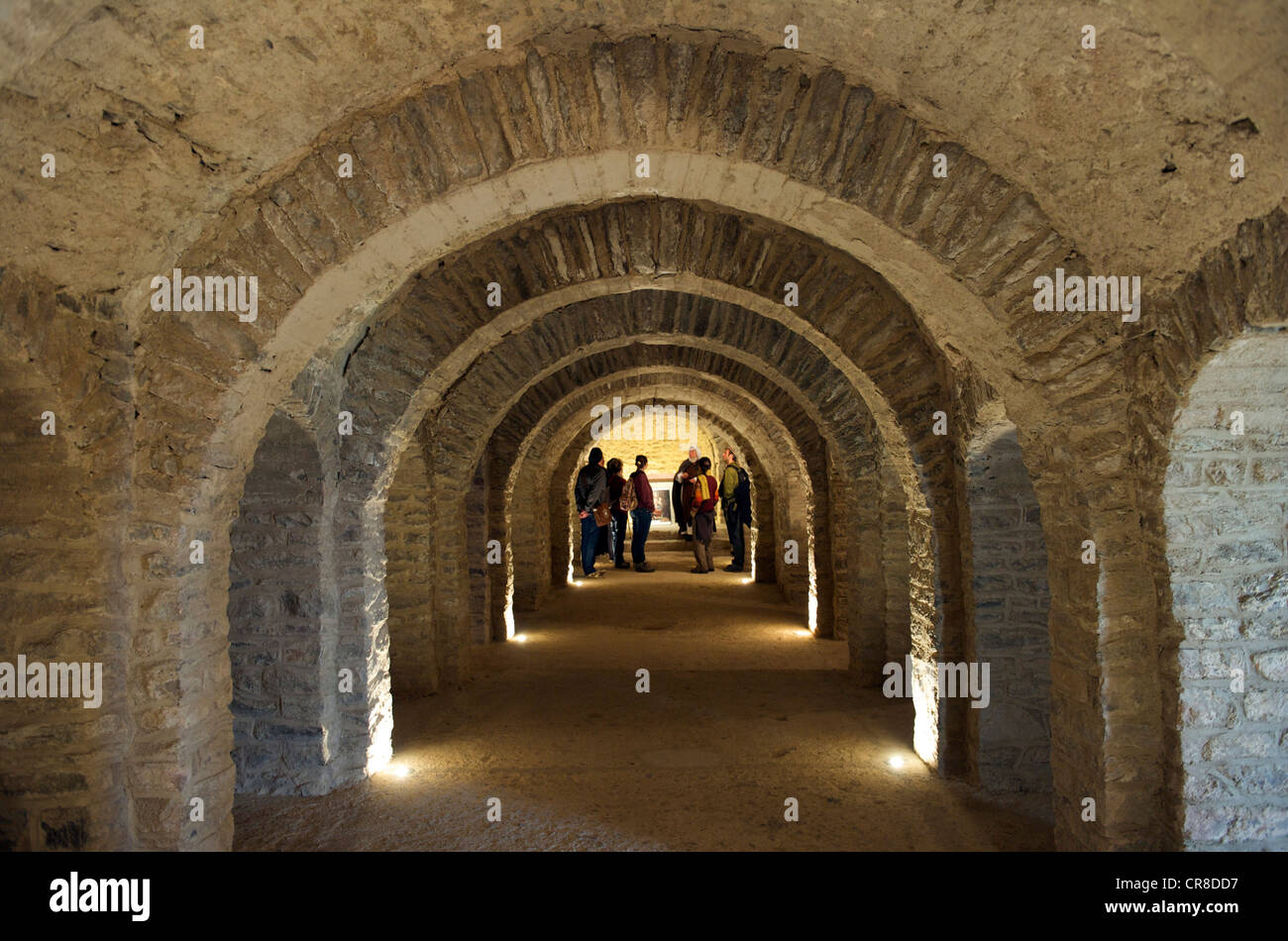 France, Pyrenees Orientales, abbey of Saint Martin du Canigou, the ...