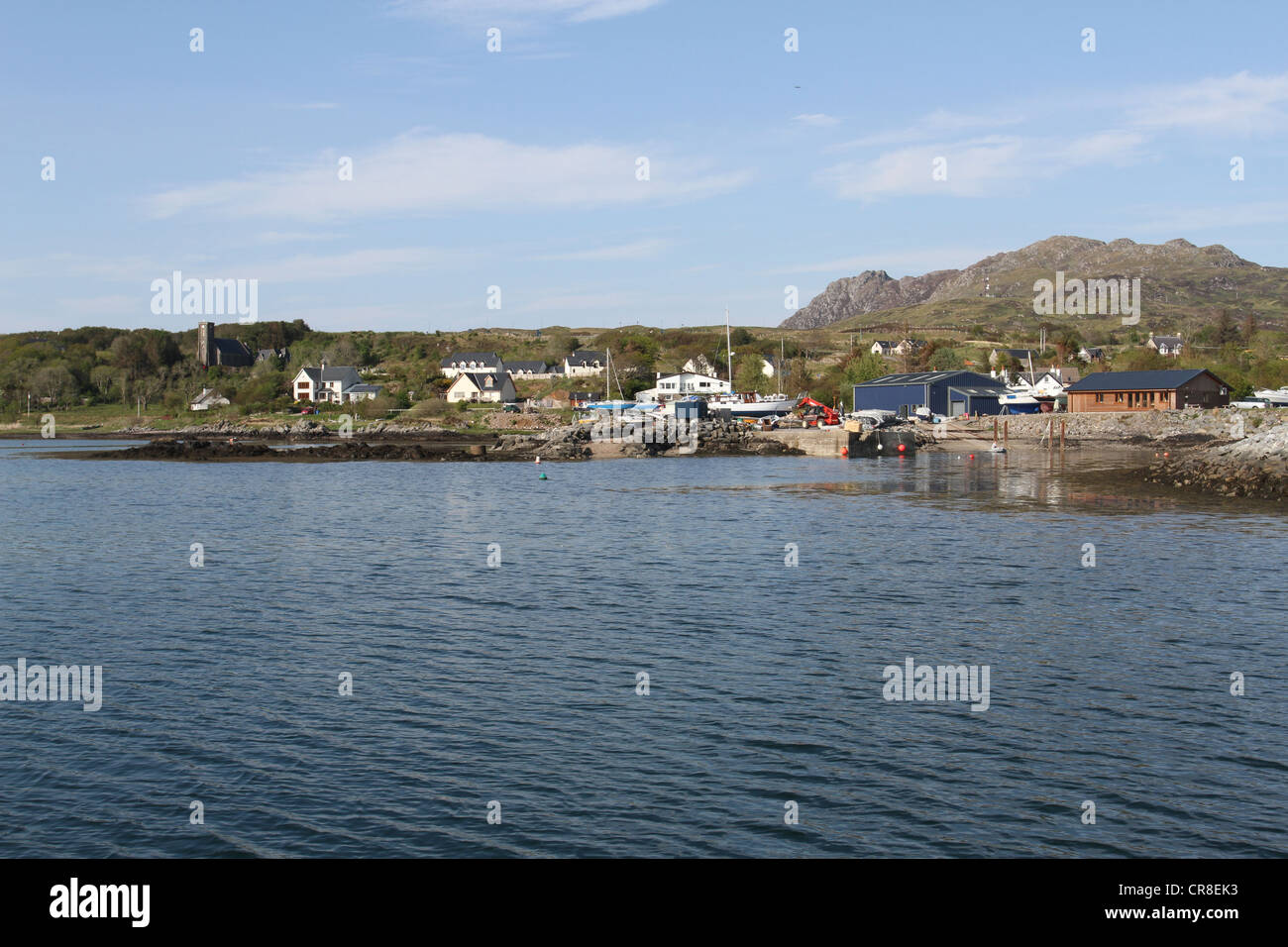 Arisaig waterfront Scotland May 2012 Stock Photo - Alamy
