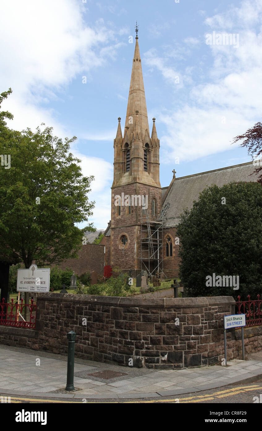 Exterior of St Andrew's Church Fort William Scotland May 2012 Stock ...
