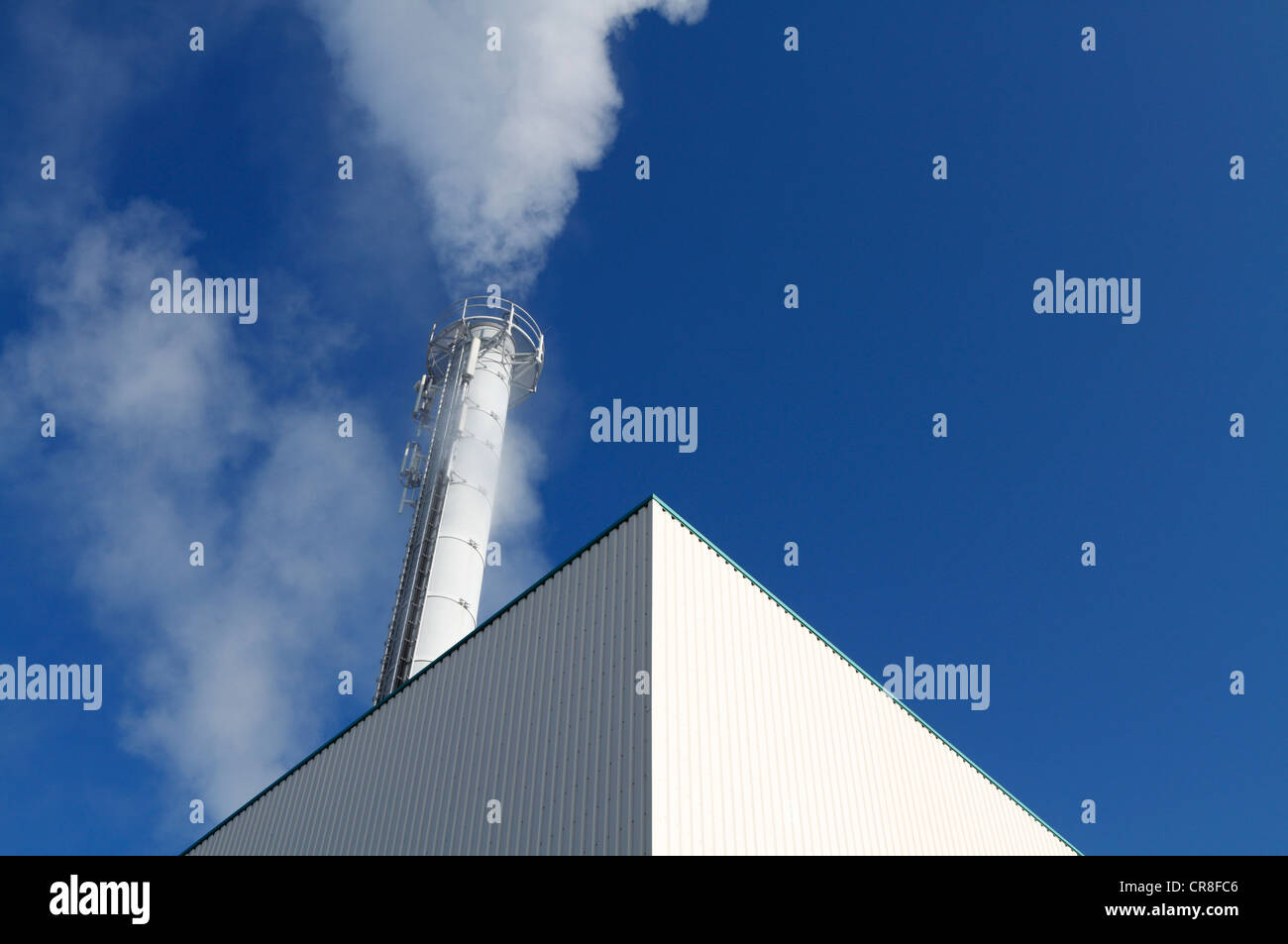 Thermal power plant, Erfurt, Thuringia, Germany, Europe Stock Photo - Alamy