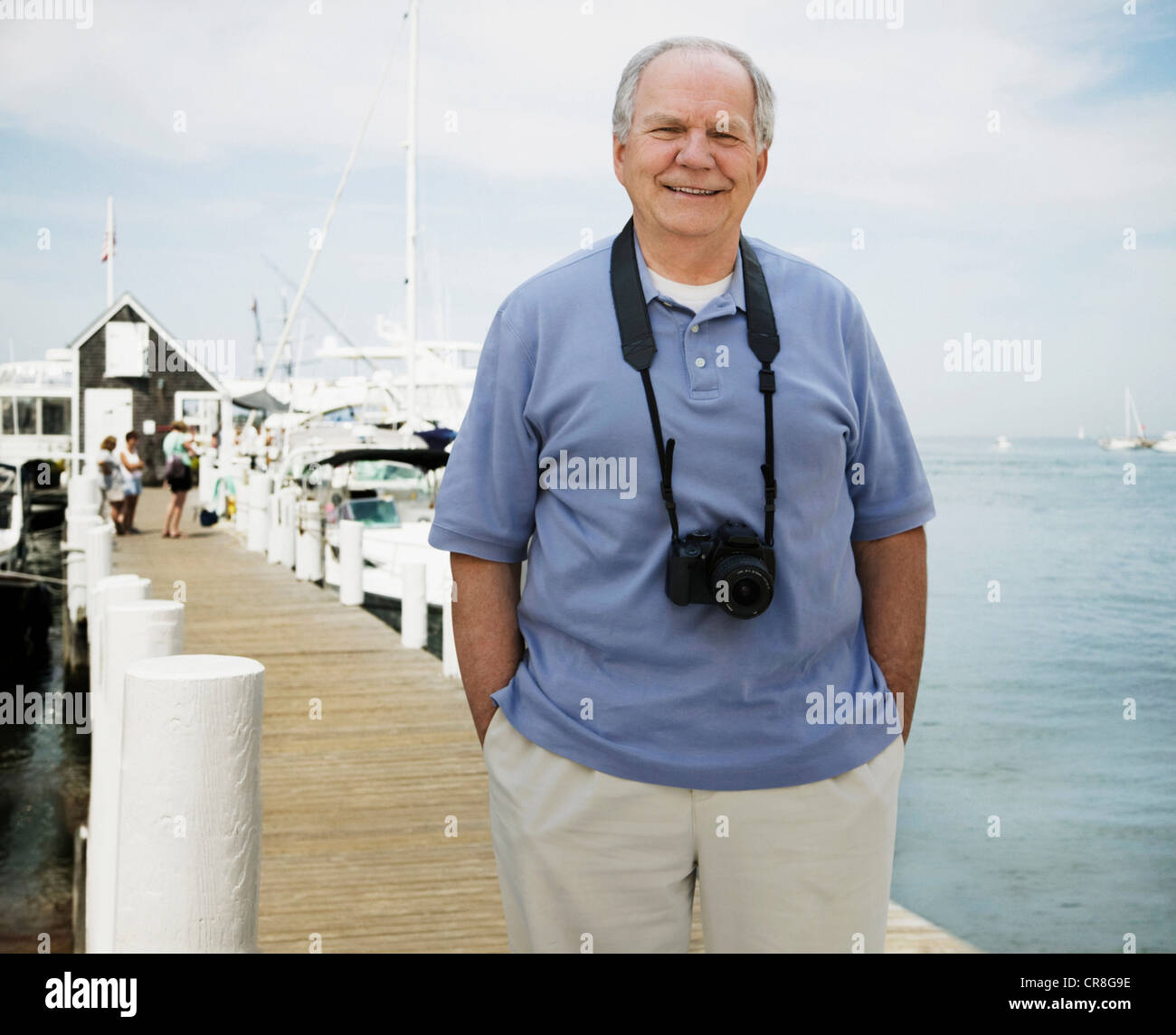 Old man on vacation in hi-res stock photography and images - Alamy