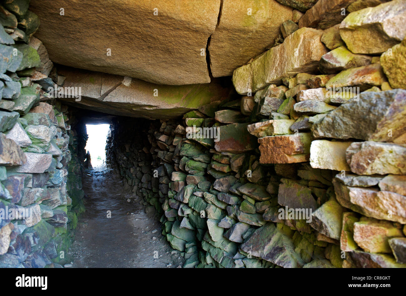 France, Finistere, Morlaix, Barnenez cairn, tumulus Stock Photo - Alamy