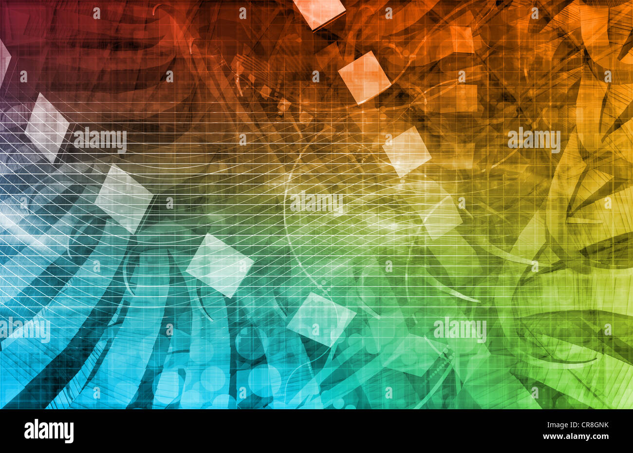 Business Technology in the Social Media Space Stock Photo - Alamy