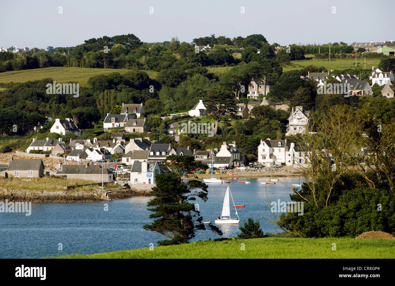 France, Finistere, Port Launay Stock Photo - Alamy
