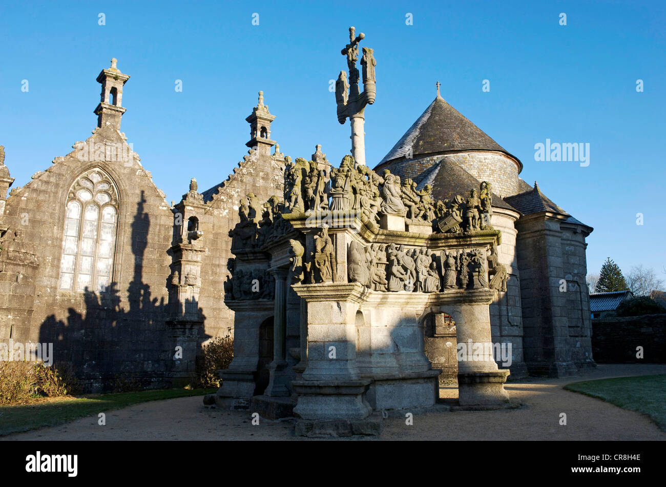 France, Finistere, Guimiliau, churchyard, calvary Stock Photo - Alamy